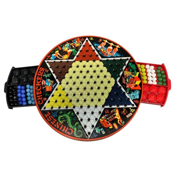 Toys | Vintage Deluxe Chinese Checkers Checkers Game Set | Poshmark